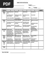 Song Analysis Rubric | PDF | Poetry | Human Communication