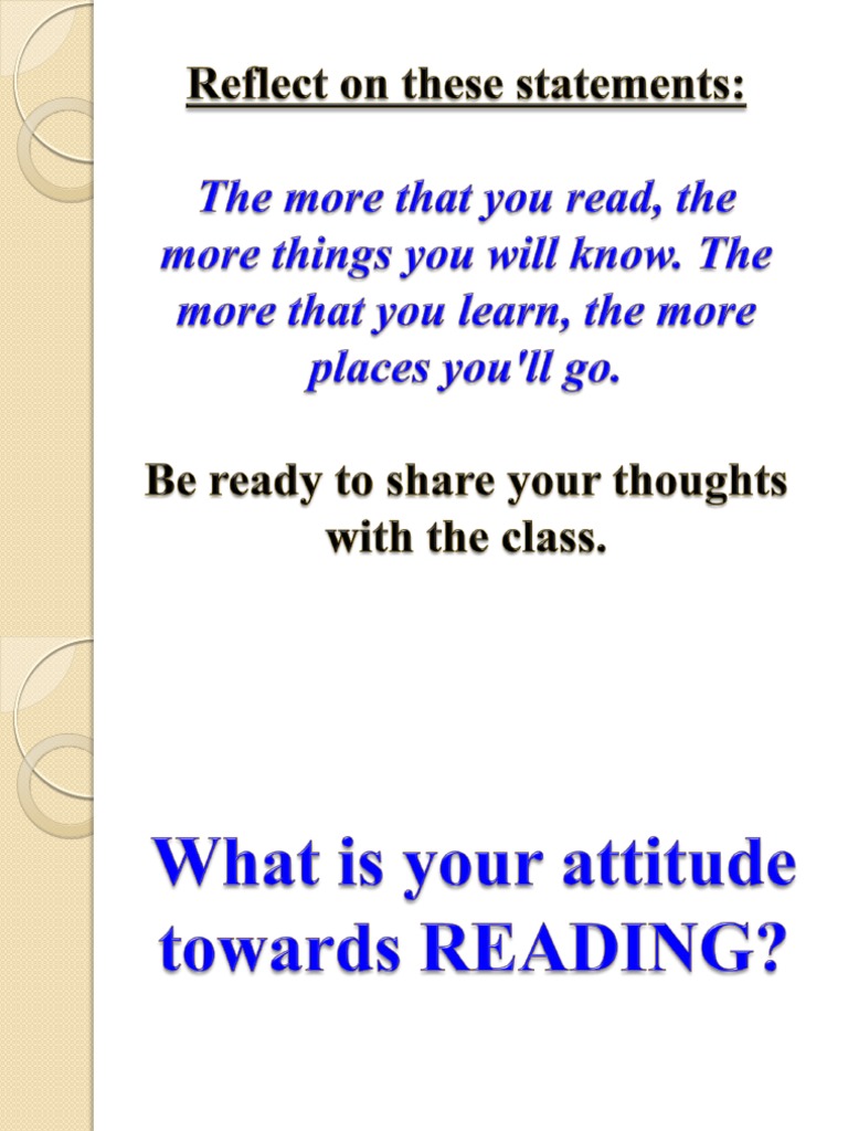 1 Nature and Characteristics of Reading | PDF | Reading Comprehension ...