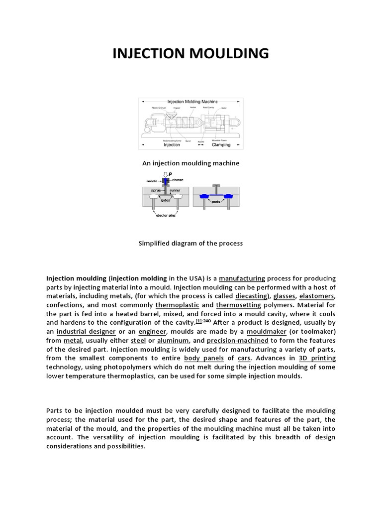Injection Moulding | PDF | Building Materials | Industrial Processes