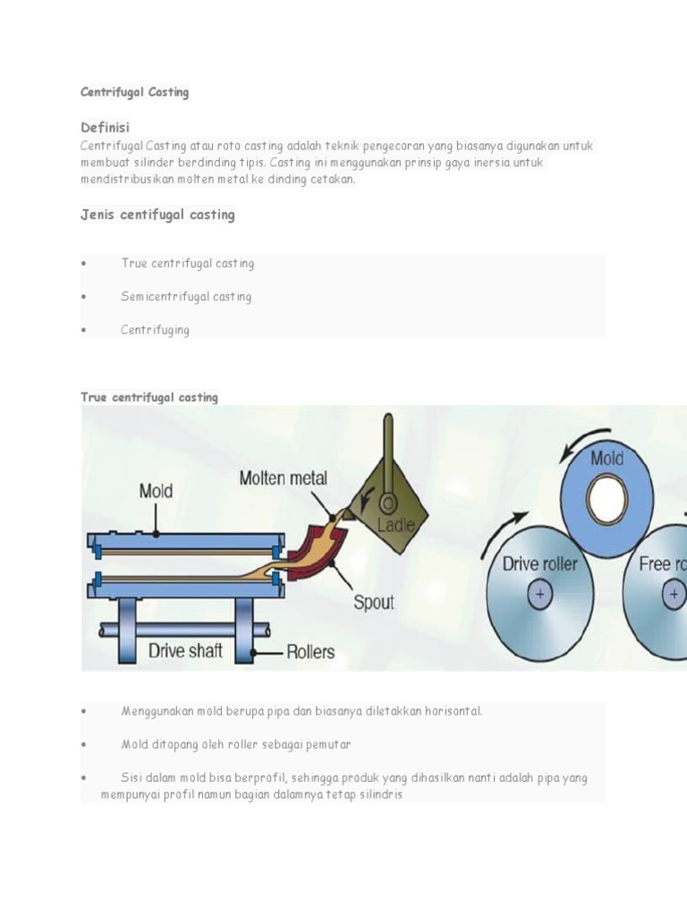 Centrifugal Casting | PDF