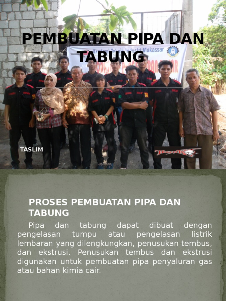Pembuatan Pipa Dan Tabung | PDF