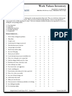 Work Preference Inventory | PDF | Change | Emergence