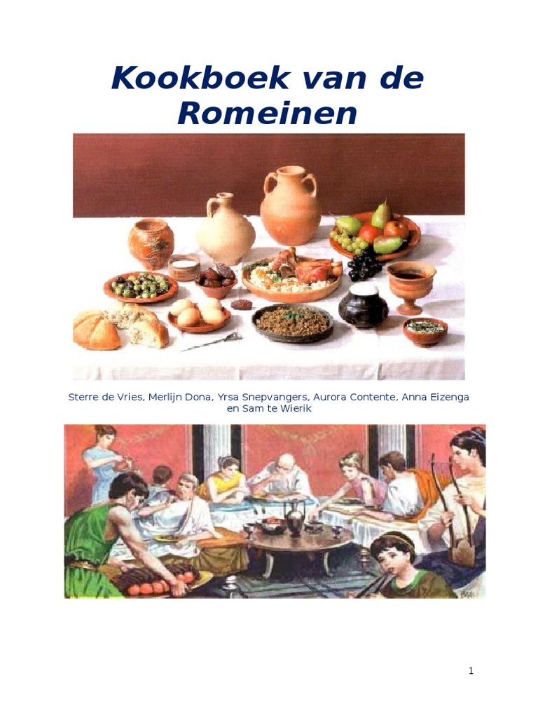 Kookboek Van de Romeinen Officieel | PDF