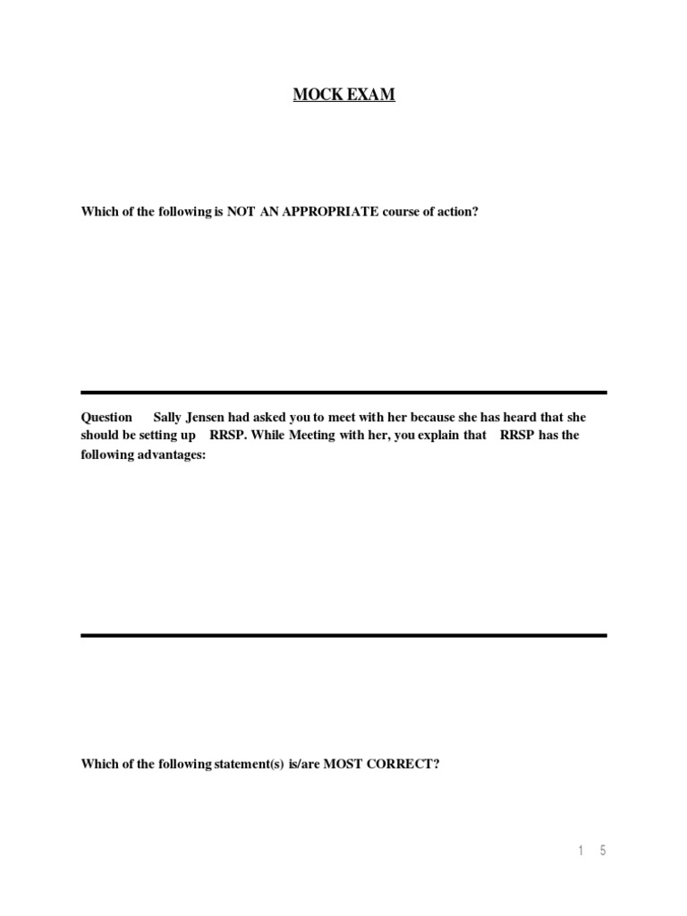 LLQP Final Exam Ques PDF | PDF | Retirement | Pension