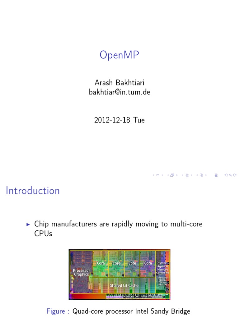 Openmp Guide For Multi Core Parallel Programming Pdf Thread Computing Multi Core Processor
