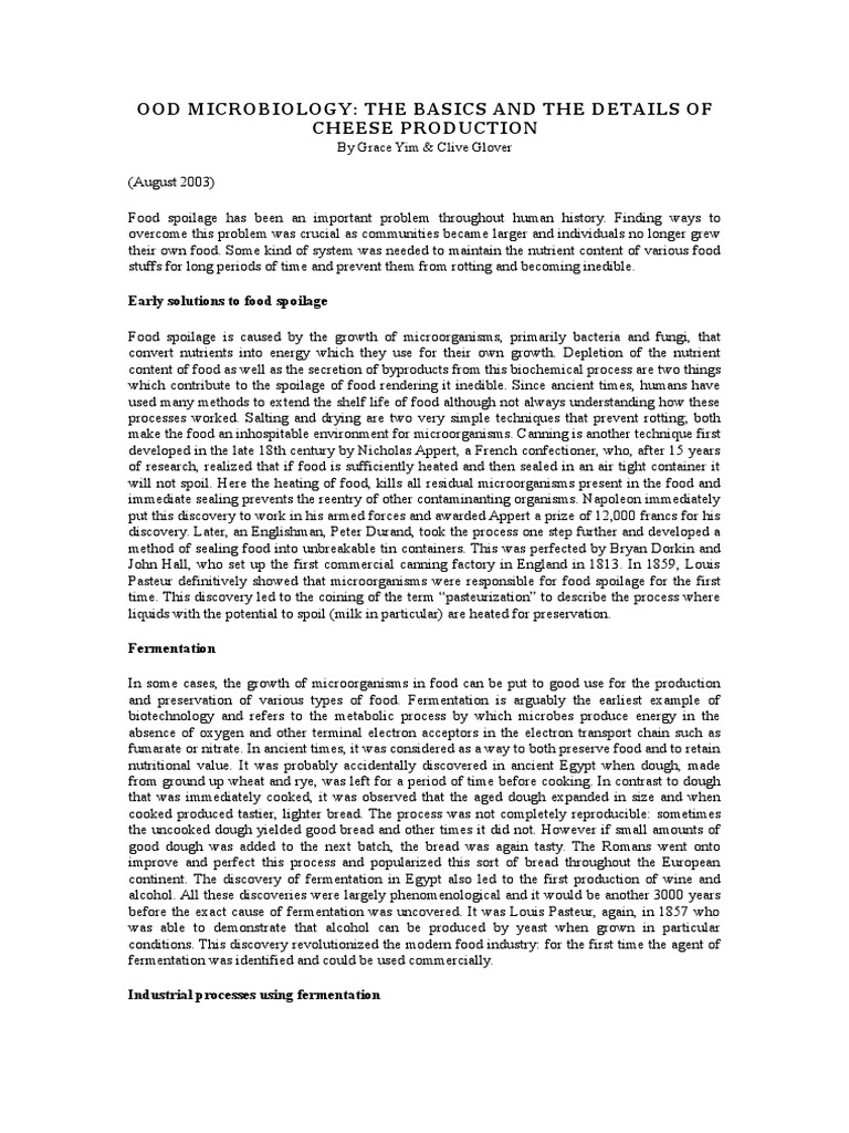 Understanding The Microbial Processes Behind Dairy Fermentation And