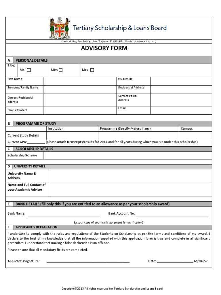 Advisory Form | PDF | Mail | Government