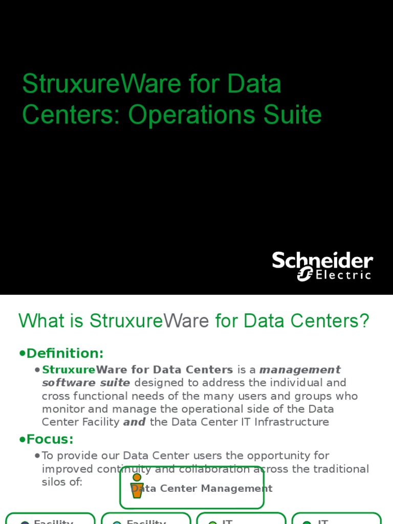 Presentation StruxureWare DCO | PDF | Data Center | Mobile Device