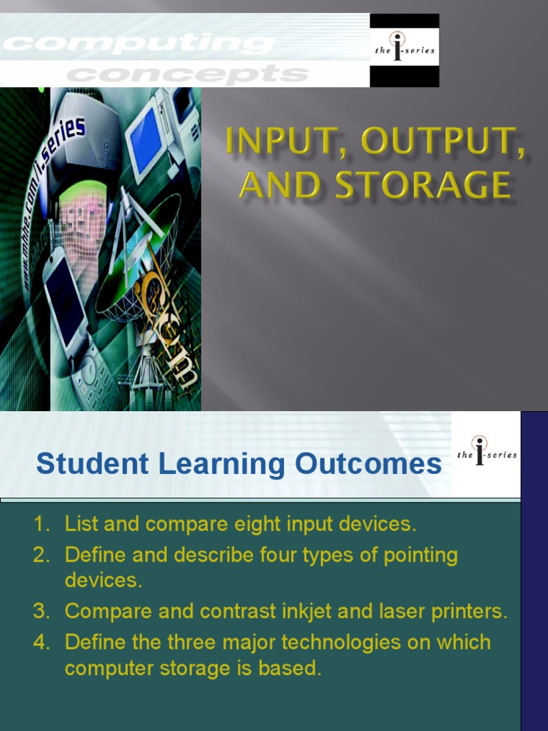 Input Output Devices | PDF | Disk Storage | Computer Data Storage