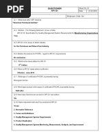 API Q2 Quality Management Overview | PDF | Supply Chain | Risk