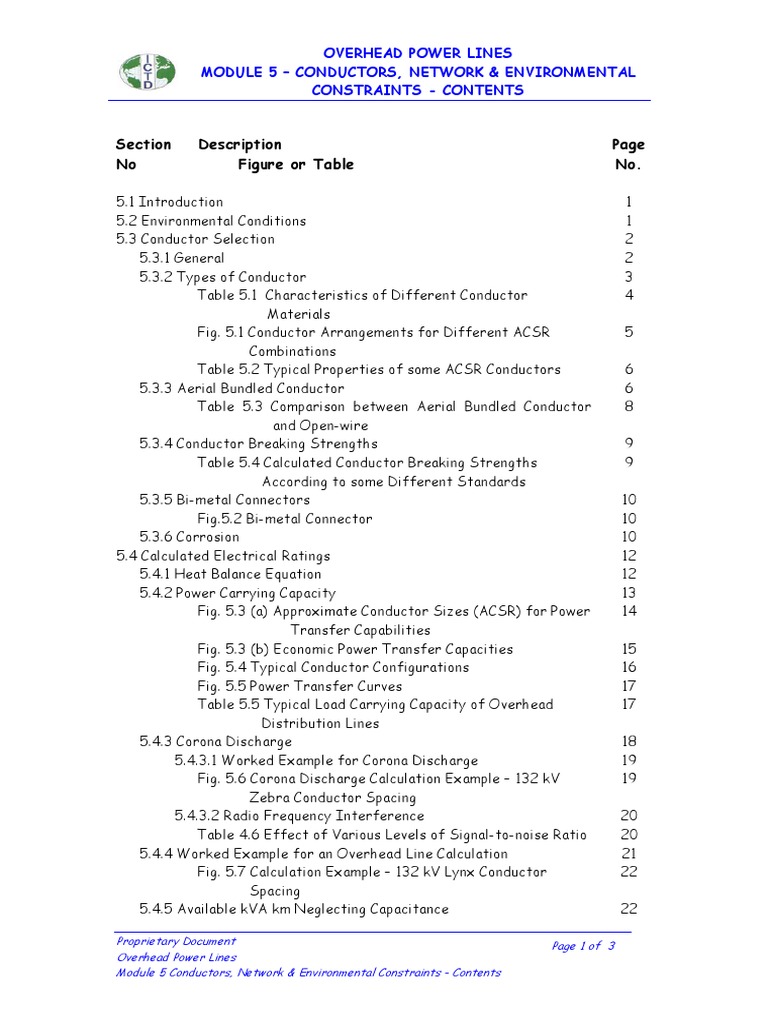Overhead Power Line Design Guidelines | PDF | Electrical Resistivity ...