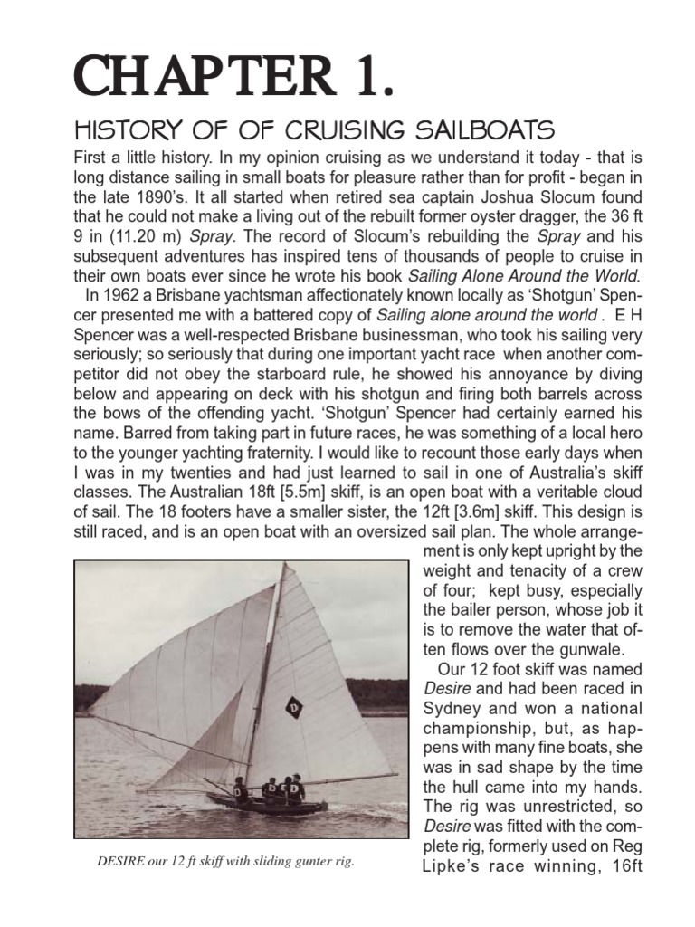 Chapter 1 History of Cruising Sailboats | PDF | Ships | Boats