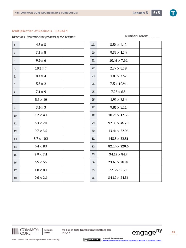 Grade 6 6 5 Multi | PDF