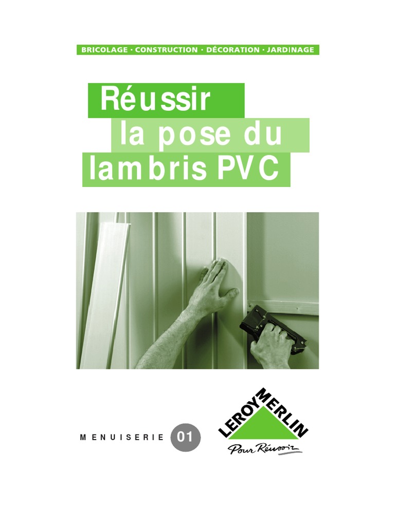 Pose réussie du lambris PVC au plafond | PDF | Éléments architecturaux ...