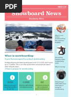 Reading. Snowboarding | PDF