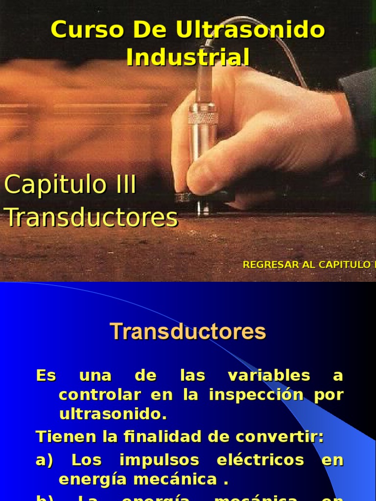 Tipos de Transductores de Ultrasonido | PDF | Piezoelectricidad ...