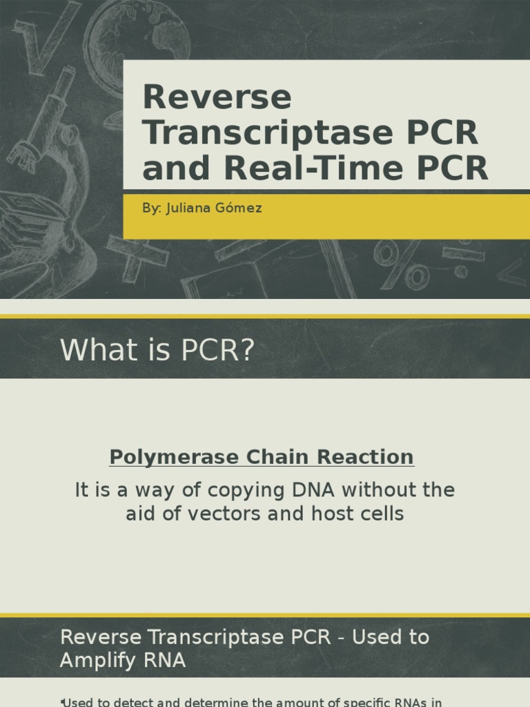 PCR Techniques: Reverse & Real-Time | PDF