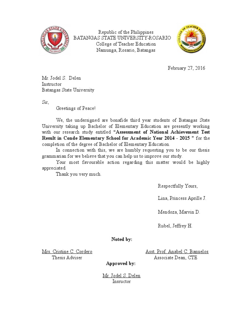 Grammarian Letter | PDF