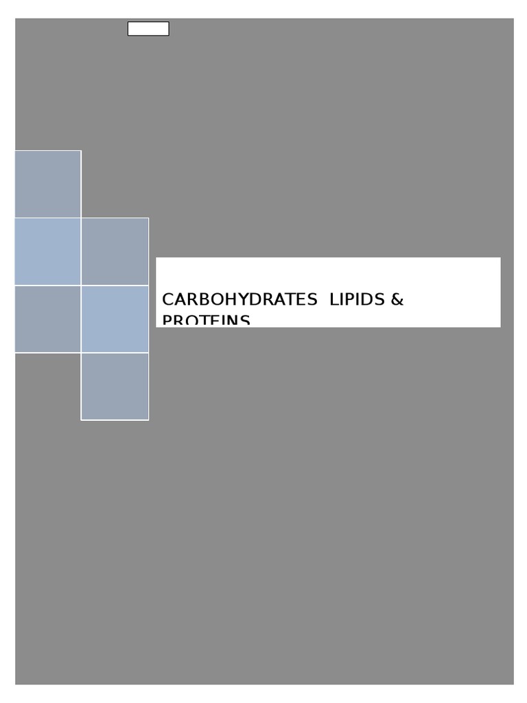 Al Biology Carbohydrate Lipids | PDF | Carbohydrates | Glucose