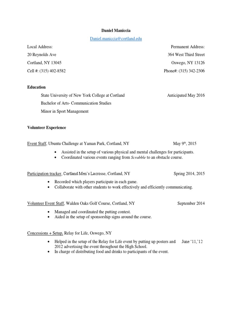 New and Improved Resume | PDF