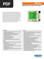 Secure Elite 300 Multifunction Meter | PDF | Power Supply | Electrical ...