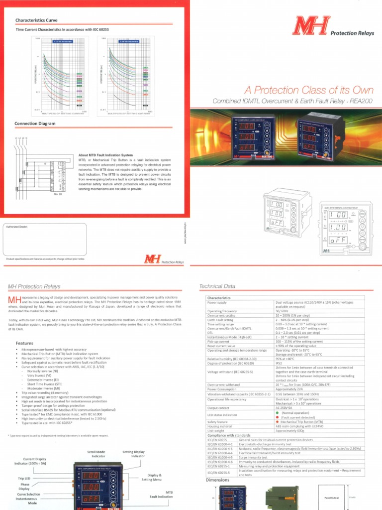 MH REA200 Manual | PDF