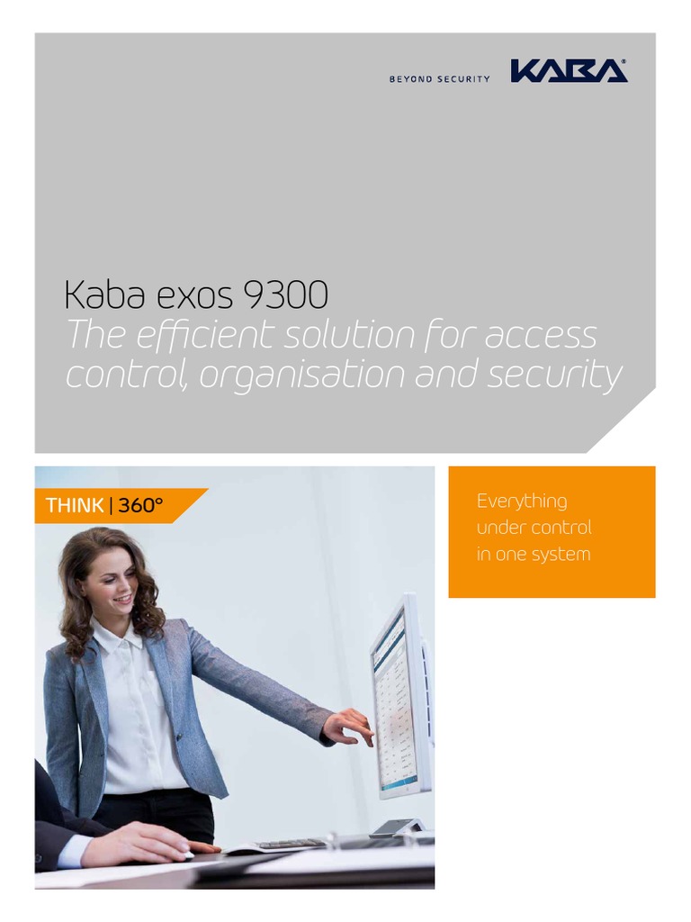 Kaba Exos 9300 Brochure | PDF | Access Control | Authentication