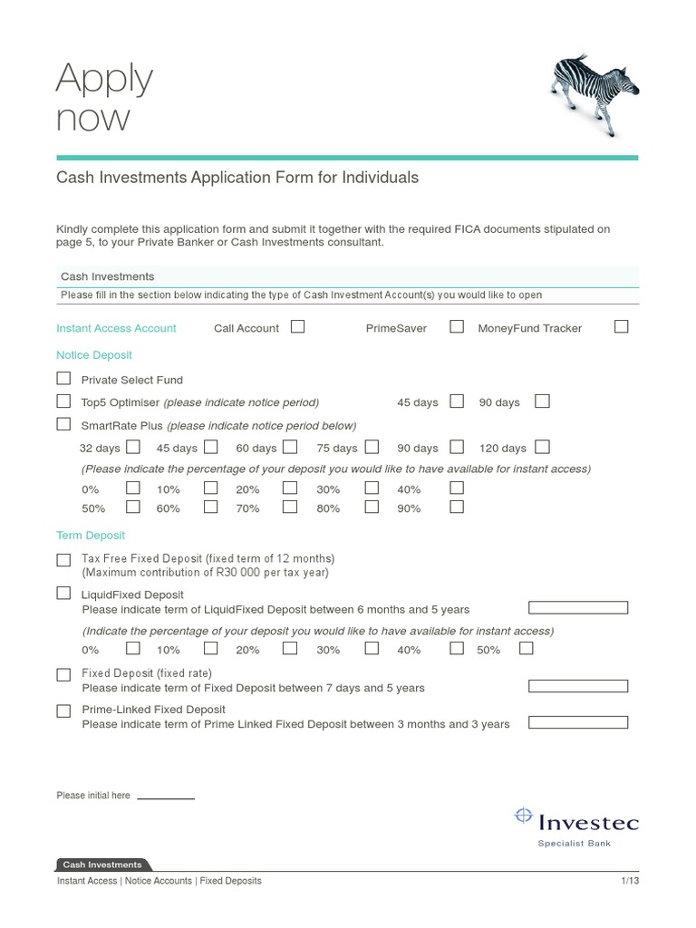 CI App Form Individuals 26 March 2015 | Cheque | Overdraft