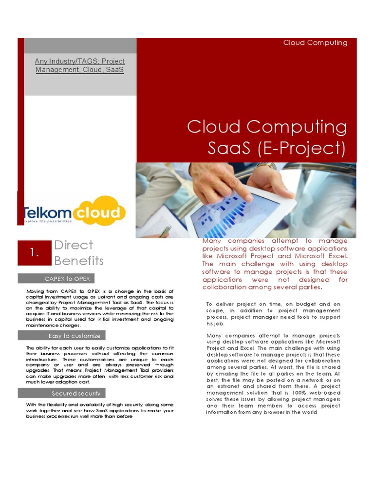 SaaS Project Management Solutions | PDF | Software As A Service | Cloud ...