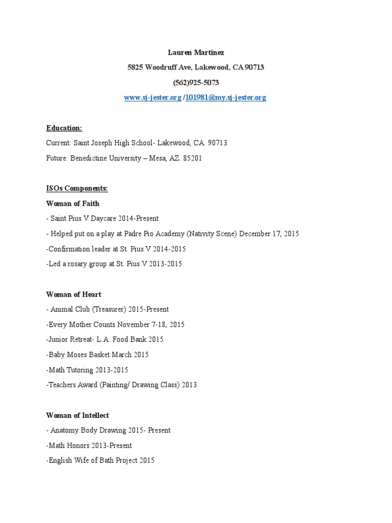 Lauren Martinez Resume | PDF