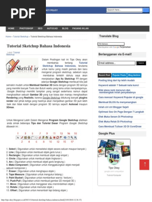 Tutorial Sketchup Bahasa Indonesia Pdf - companieslasopa