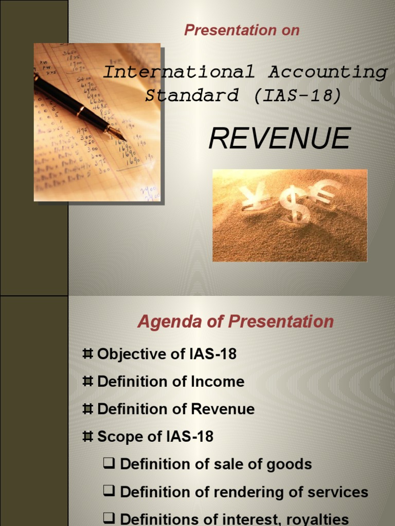 International Accounting Standard (IAS-18) : Revenue | Download Free ...