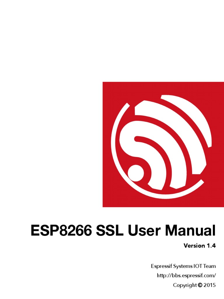 5a-Esp8266 SDK SSL User Manual en v1.4 | PDF | Transport Layer Security | Public Key Certificate