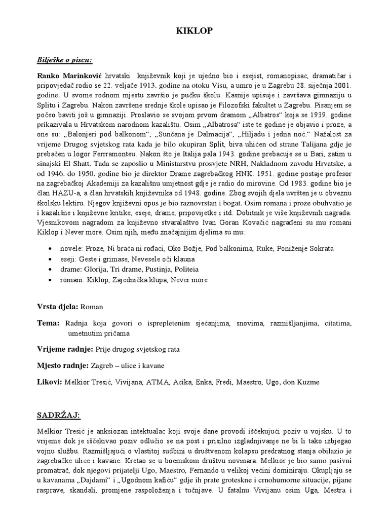 Kiklop | PDF
