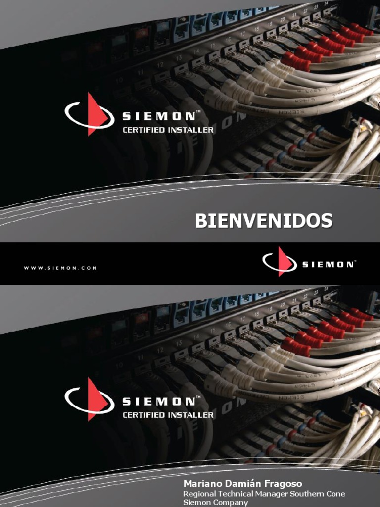 Introducción Al Cableado Estructurado SIEMON 2012 | PDF | Redes ...