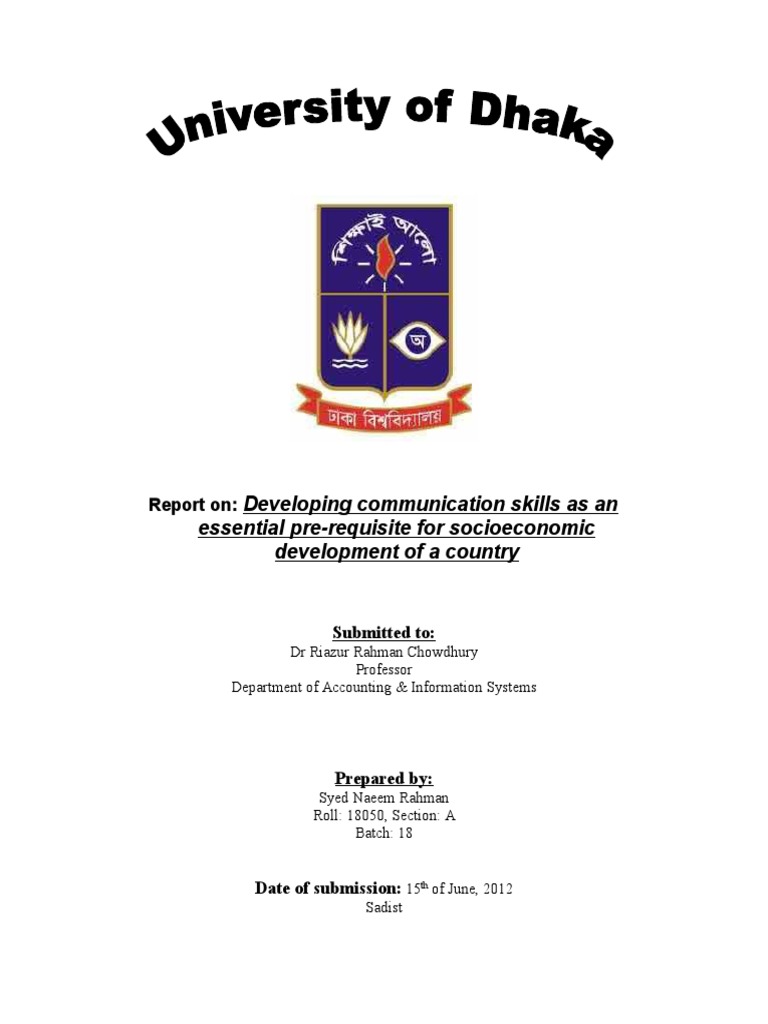 Report Writing On Business Communication | PDF | Interpersonal ...