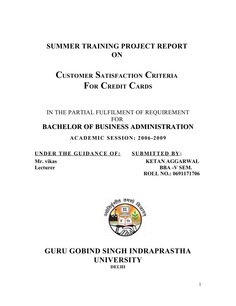 Summer Training Project | PDF | Master Card | Debit Card