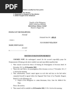 Sample Formal Entry of Appearance - People v. X | PDF