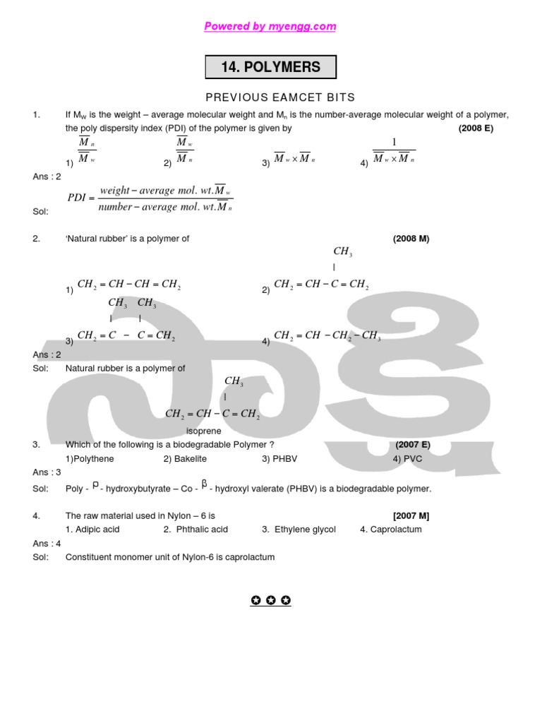 14.polymers - 224-231 | PDF | Polymers | Polymer Chemistry