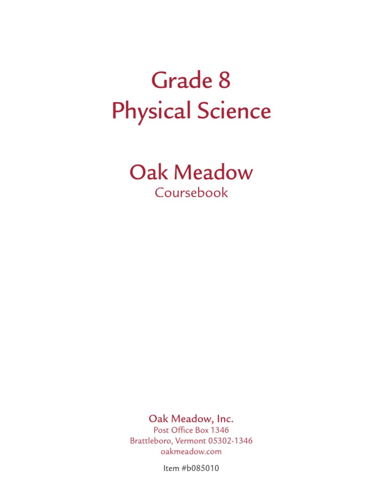 8 Physical Science Sample Lessons | PDF | Experiment | Atoms