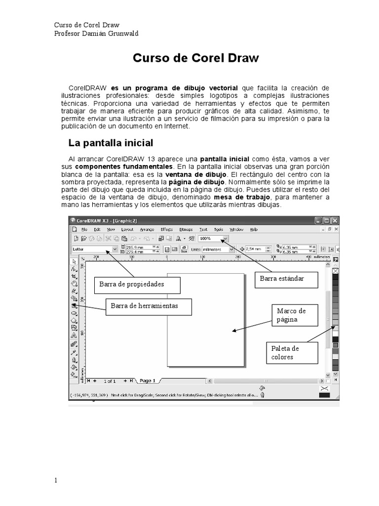Guia de Corel Draw | PDF | Point and Click | Ventana (informática)