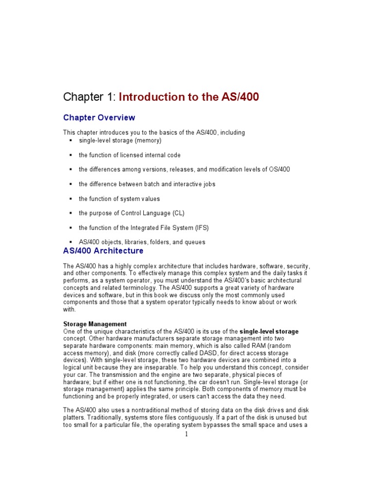 AS400 System Adm Book | PDF | Ibm System I | Computer File