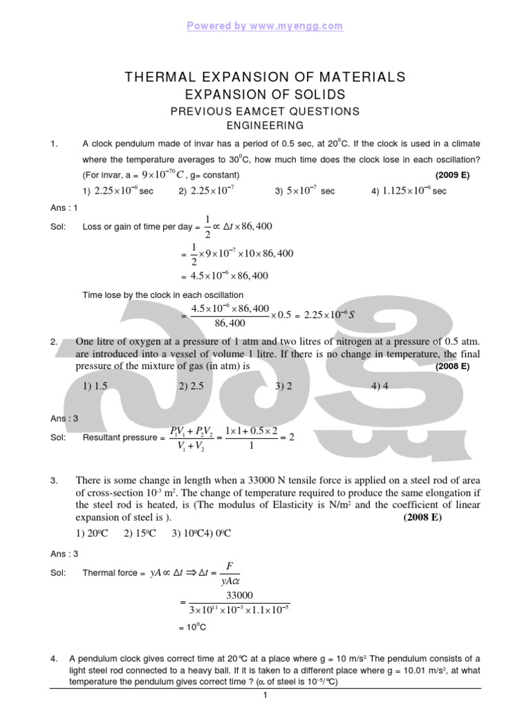 01 14thermal Expansion of Materials 227-249 | PDF | Thermal Expansion ...