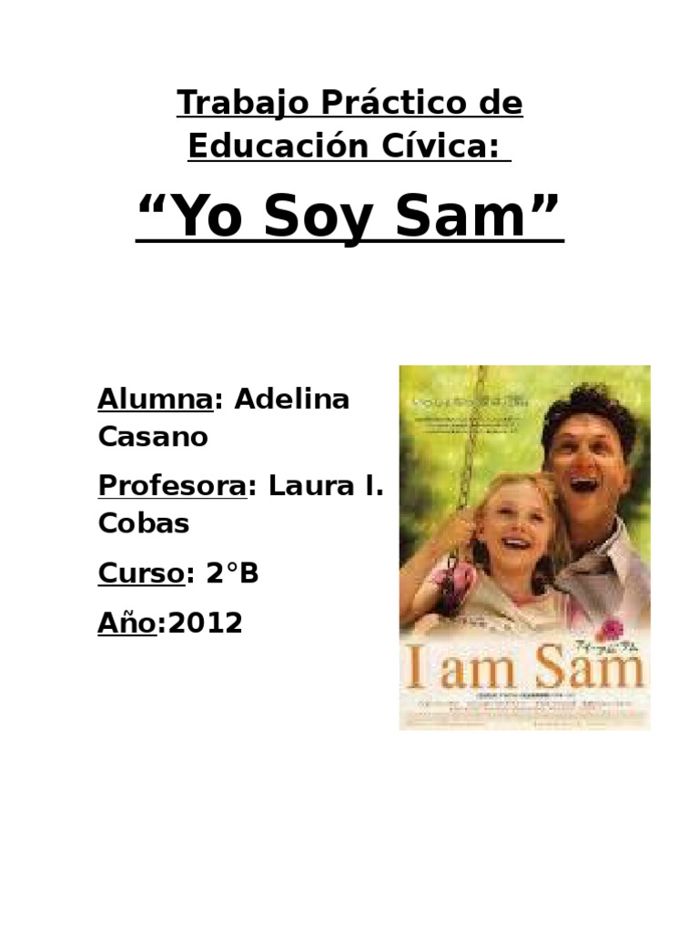 Mi Nombre Es Sam | PDF | Invalidez | Discapacidad intelectual