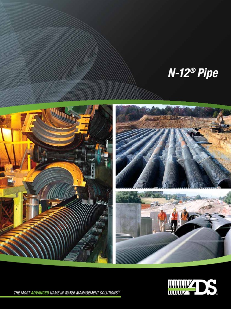 N-12 Brochure 09-15 | PDF | Stormwater | Pipe (Fluid Conveyance)