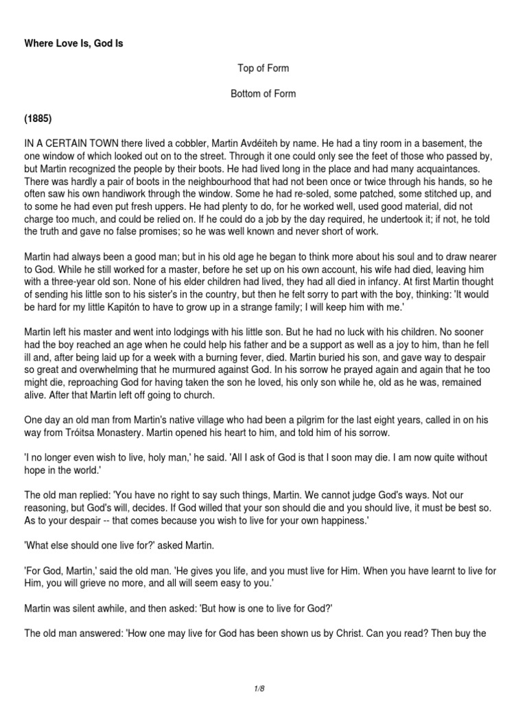 Where Love Is, God Is | PDF | Forgiveness