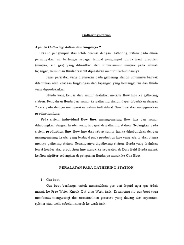 Gathering Station | PDF