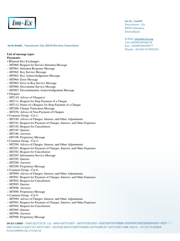Swift - MT List 2013 | PDF