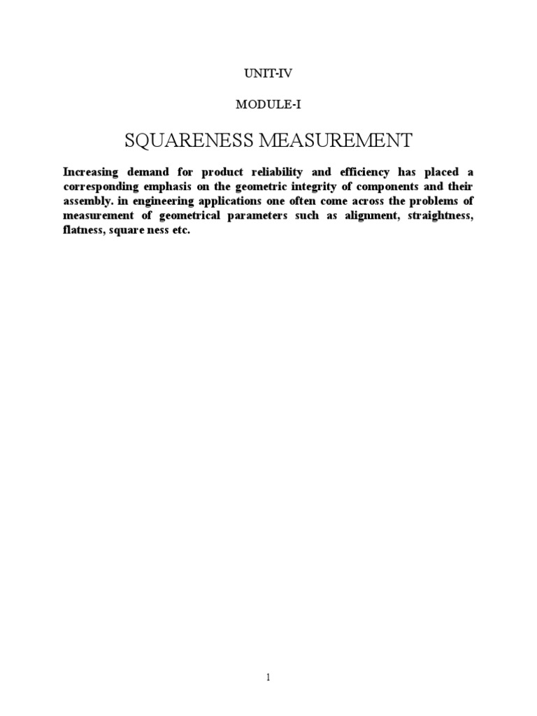Engineering Measurement Guide | PDF | Engineering Tolerance | Geometry
