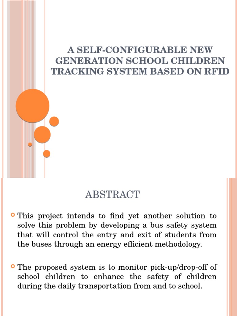 A Self-Configurable New Generation School Children Tracking System ...